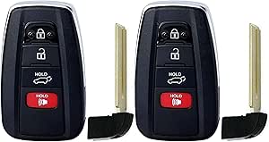 Amazon.com: 2X New Quality Replacement Prox Key Fob Compatible with ...