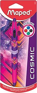 Maped Cosmic Double Tip Pen with 4 Colours (Pink Design) : Buy Online ...