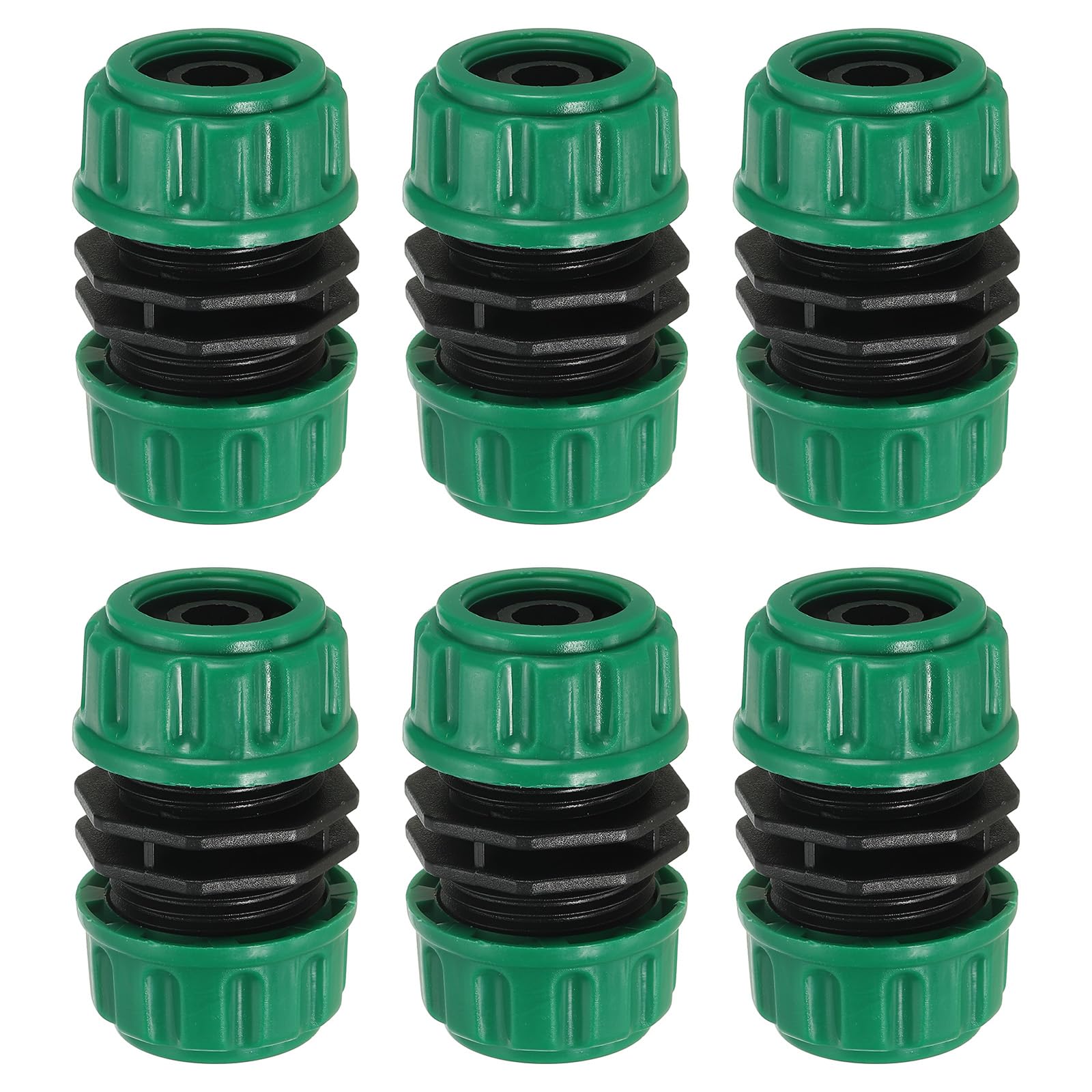 PATIKIL 1/2″ Garden Hose Repair Kit Connector Extender, 6 Pcs Plastic ...