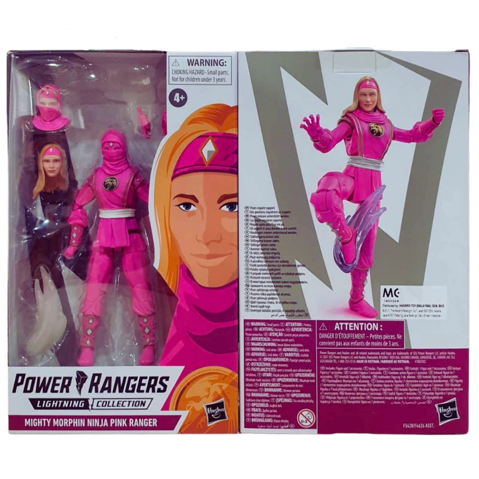 Amazon.com: Power Rangers Mighty Morphin Colección Lightning Ninja ...