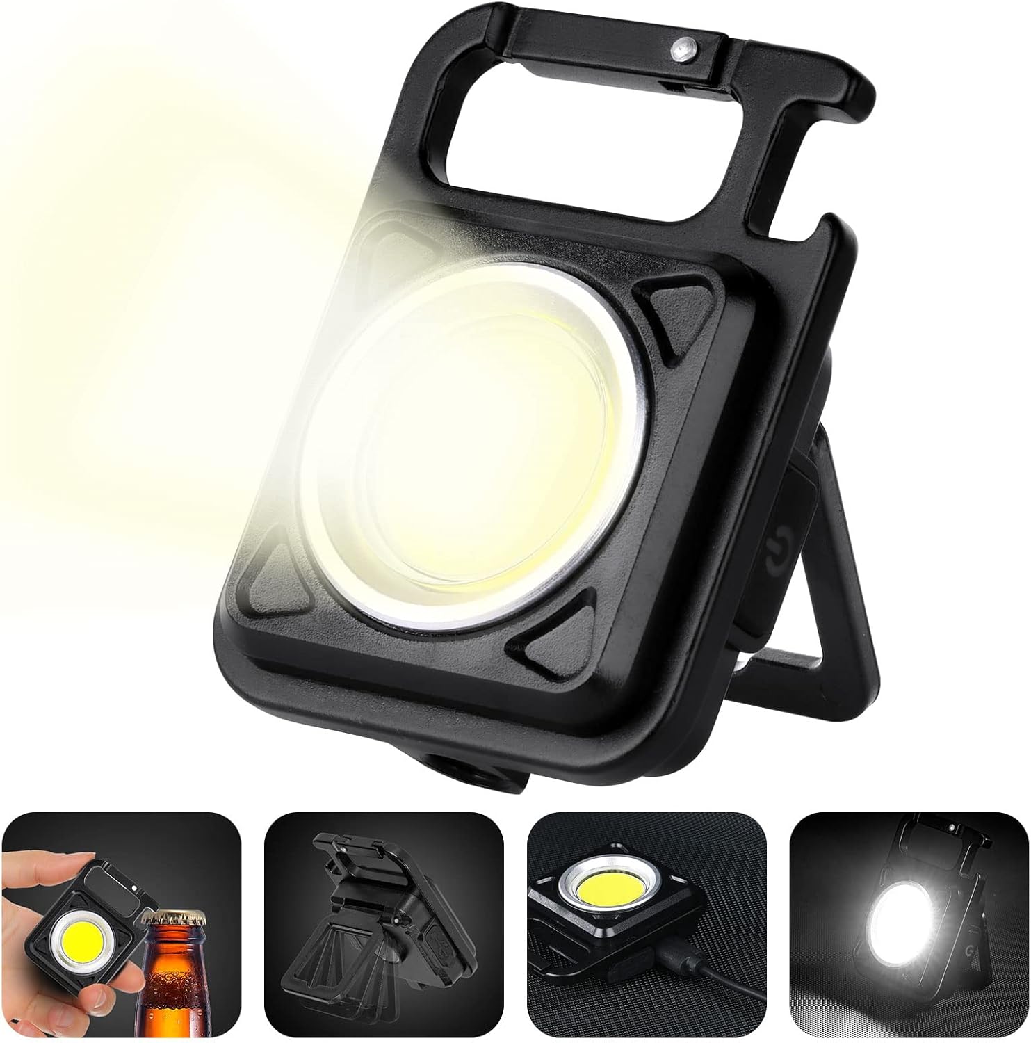 Flintronic Mini Inspection Lights, 800 Lumens LED Rechargeable Work ...