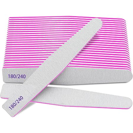 Amazon.com : KISS 2-Way Nail Shaper 180 Medium / 240 Medium Fine F113N ...