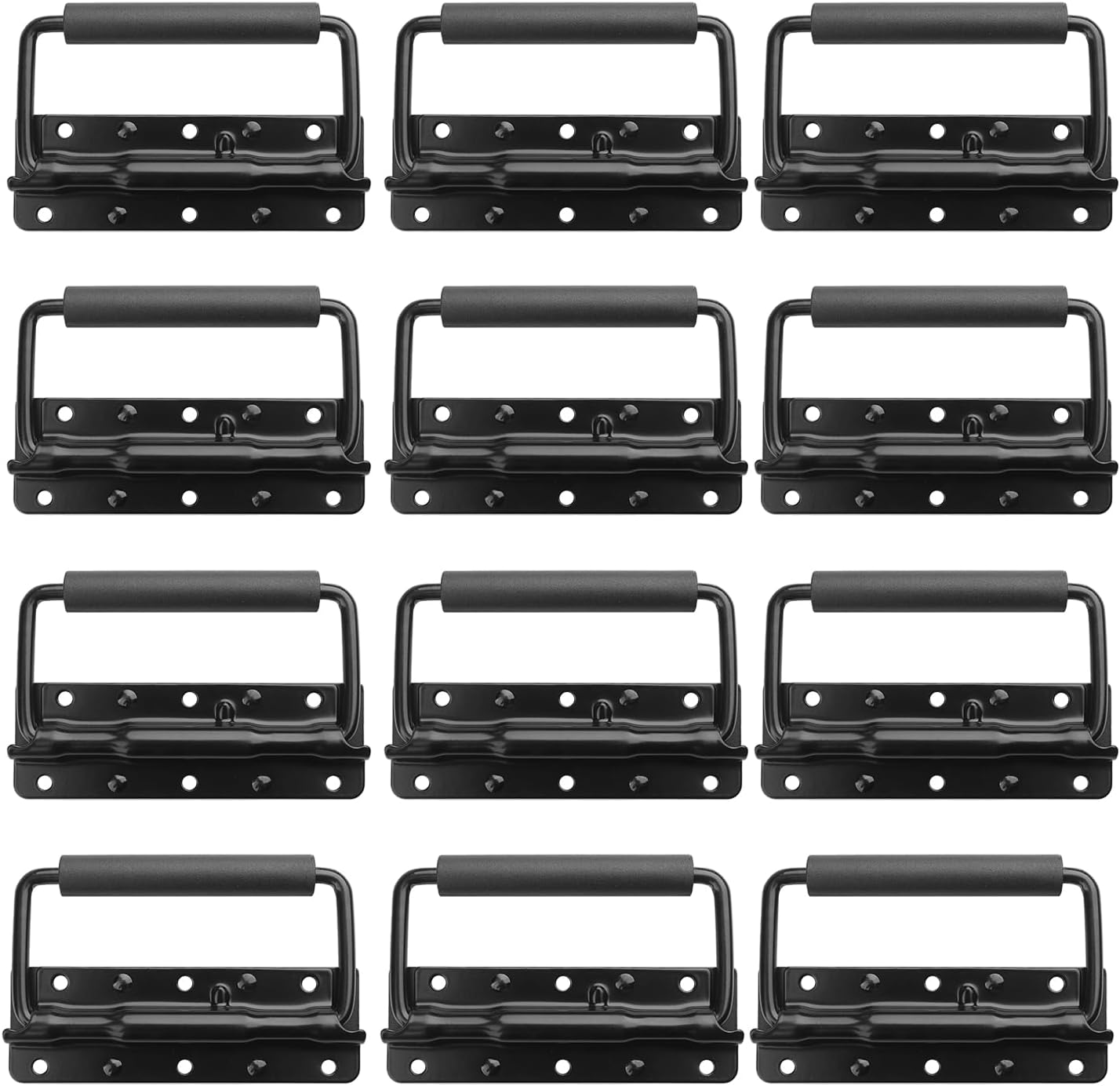 GENHAKON 12 PCS Chest Handles, Spring Loaded Case Handle, Wardrobe ...