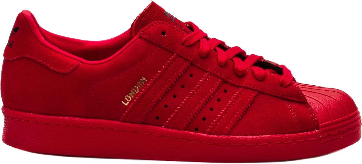 Amazon.com: adidas Superstar 80s City Red B32664 - Tenis para hombre ...