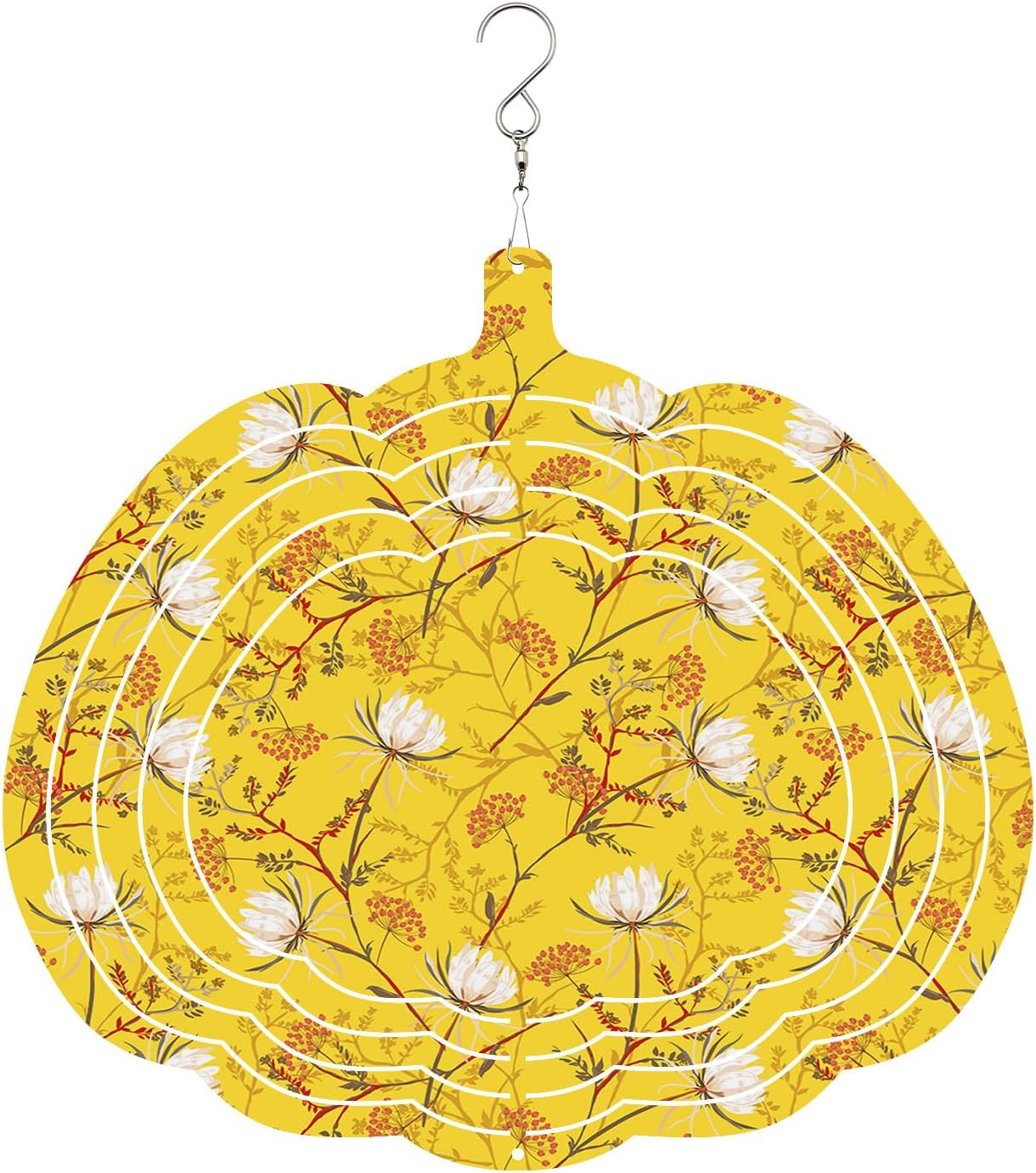 Amazon.com: Hanging Wind Spinners Outdoor Fall Vintage Flowers Elegant ...