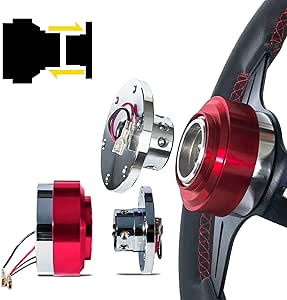 Amazon.com: Steering Wheel Hub Adapter - Quick Release, Universal 6 ...