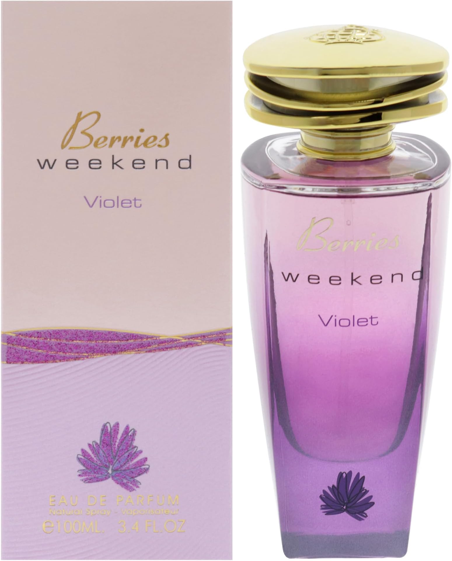 Amazon.com : Fragrance World Berries Weekend Violet for Women - 3.4 oz ...