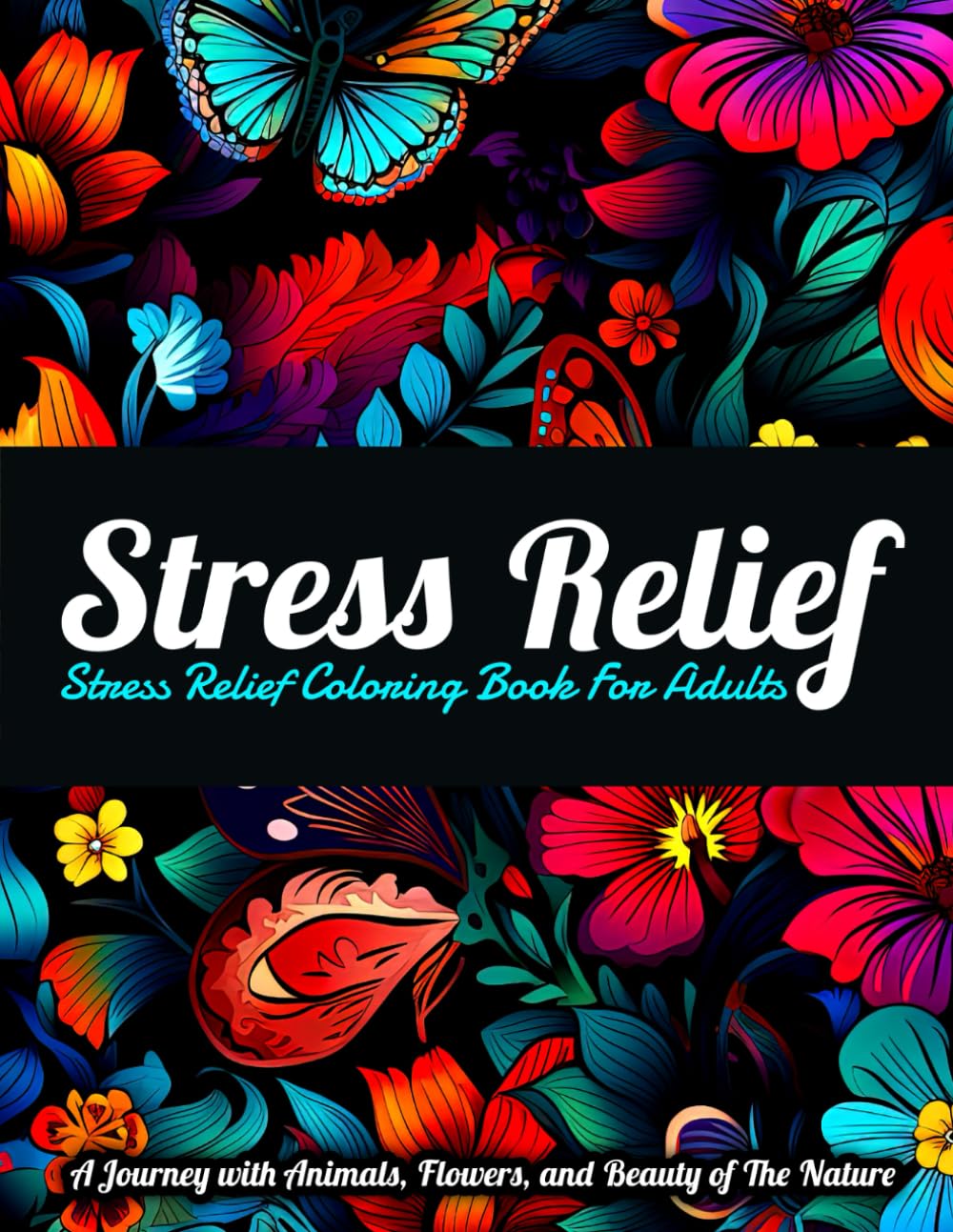 Amazon.com: Stress Relief: Stress Relief Coloring Book For Adults: A ...