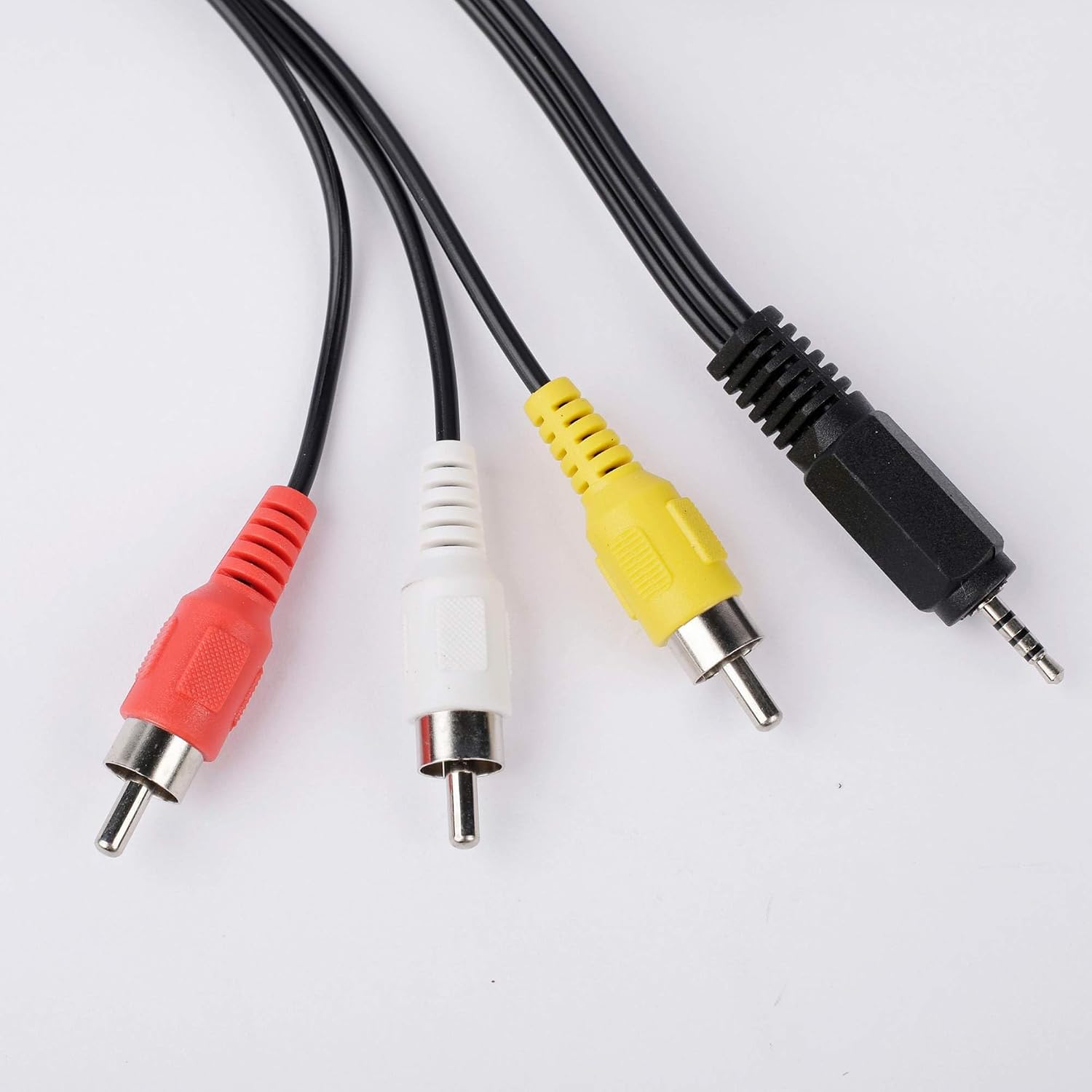 Conector y terminal Mini estéreo Aux Jack macho a 3 RCA Audio AV Equipo ...
