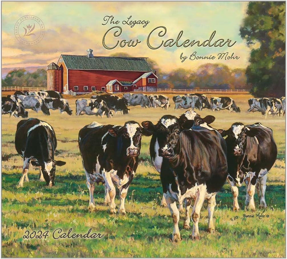 Amazon.com: Legacy Publishing Group, Cows Mohr 2024 Wall Calendar ...