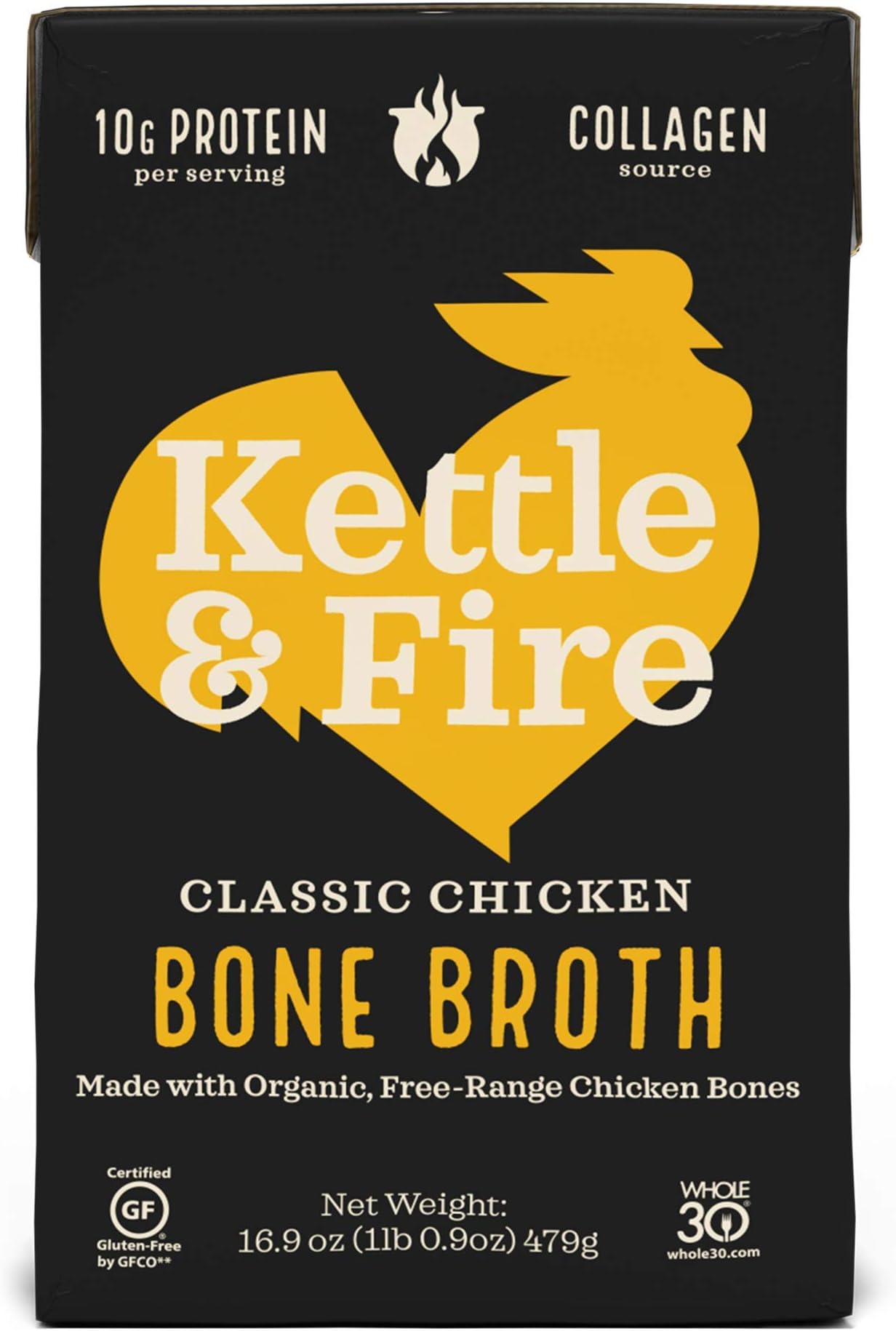 Amazon.com : Kitchen Basics Original Chicken Bone Broth, 8.25 fl oz ...