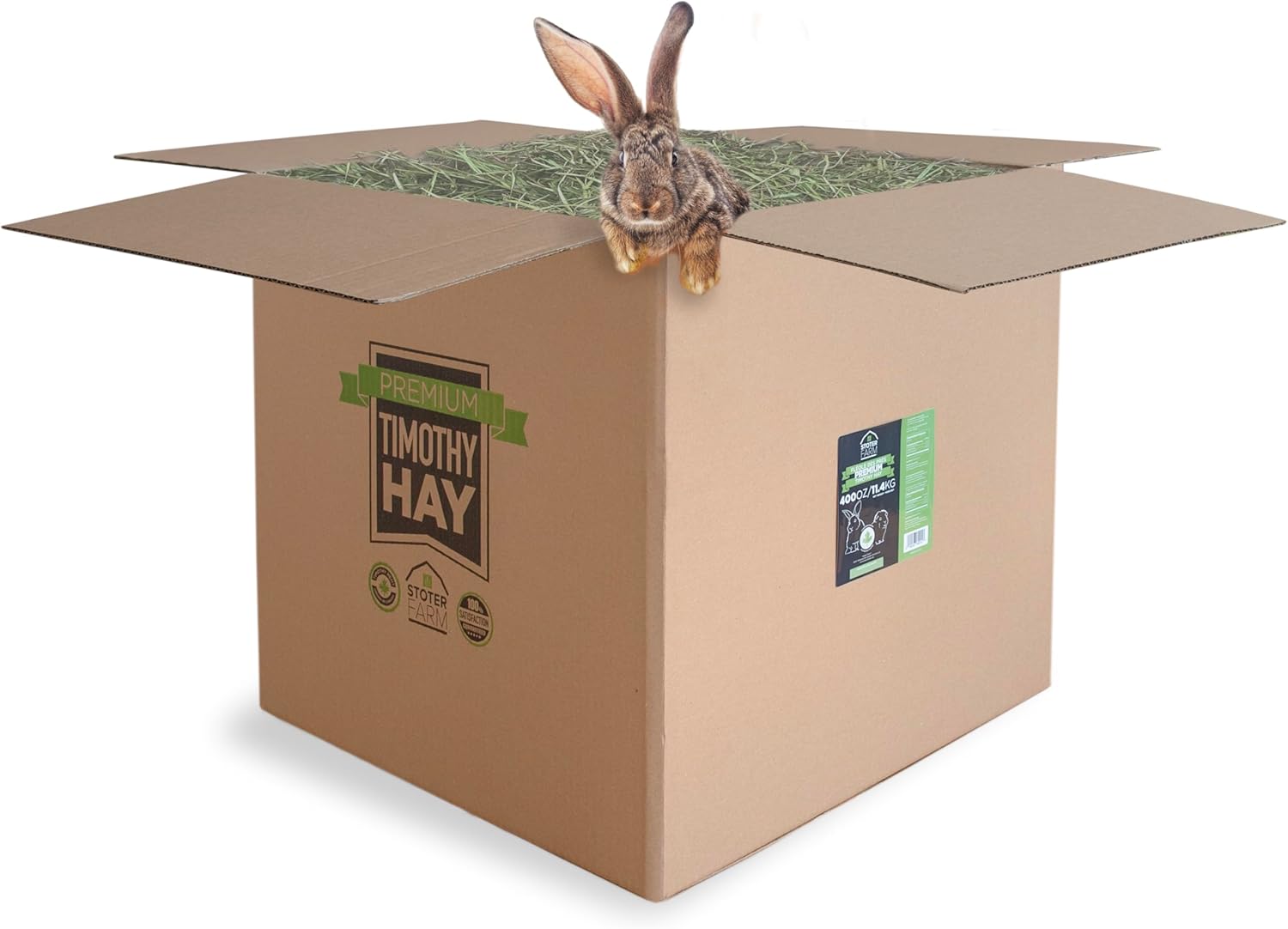 Stoter Farm Premium Timothy Hay Pet Food for Rabbits Guinea Pigs ...