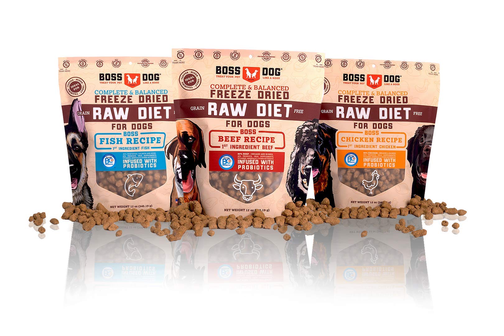 Boss Dog Complete And Balanced Freeze Dried Raw Diet For Dogs ...