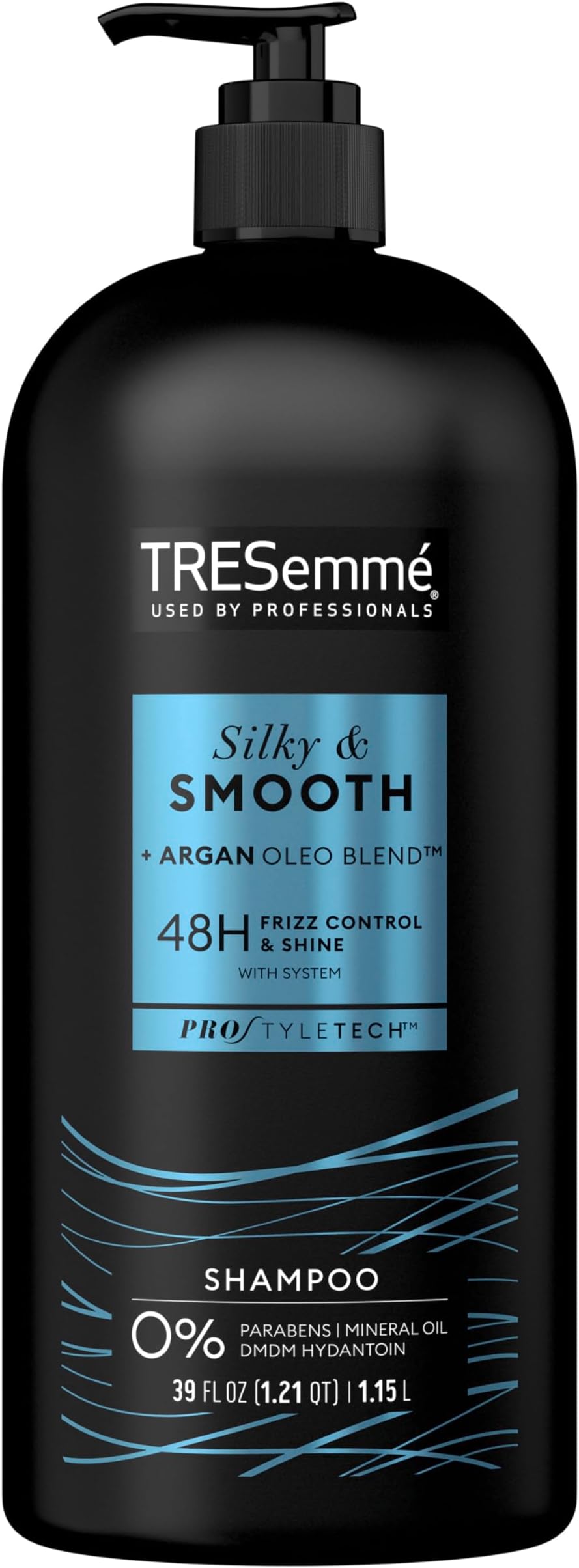 Amazon.com : TRESemmé Silky & Smooth Anti-Frizz Shampoo For Frizzy Hair ...