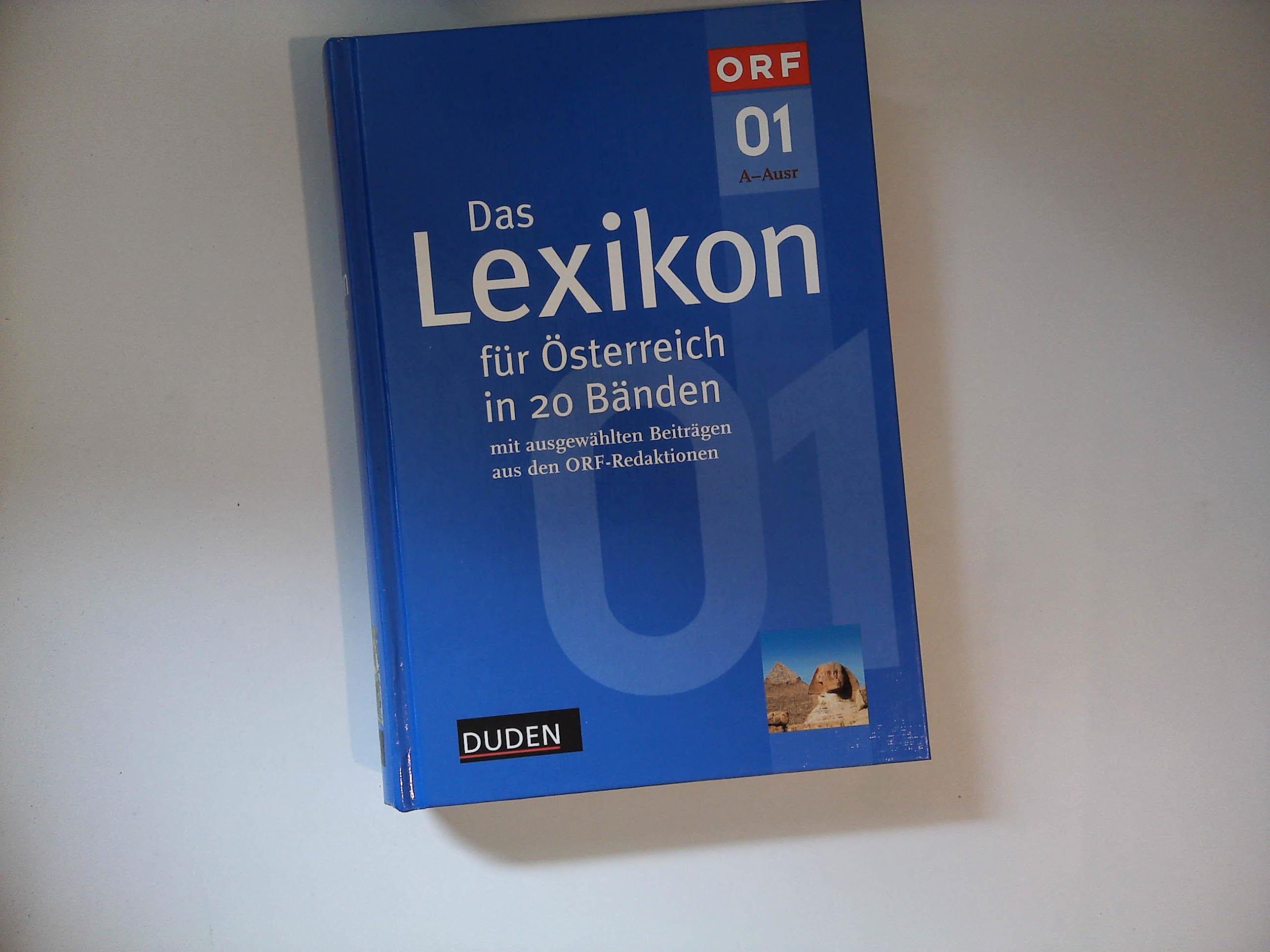 Das Lexikon für Österreich in 20 Bänden, Bd.1 : A-Ausr : o. Angabe ...