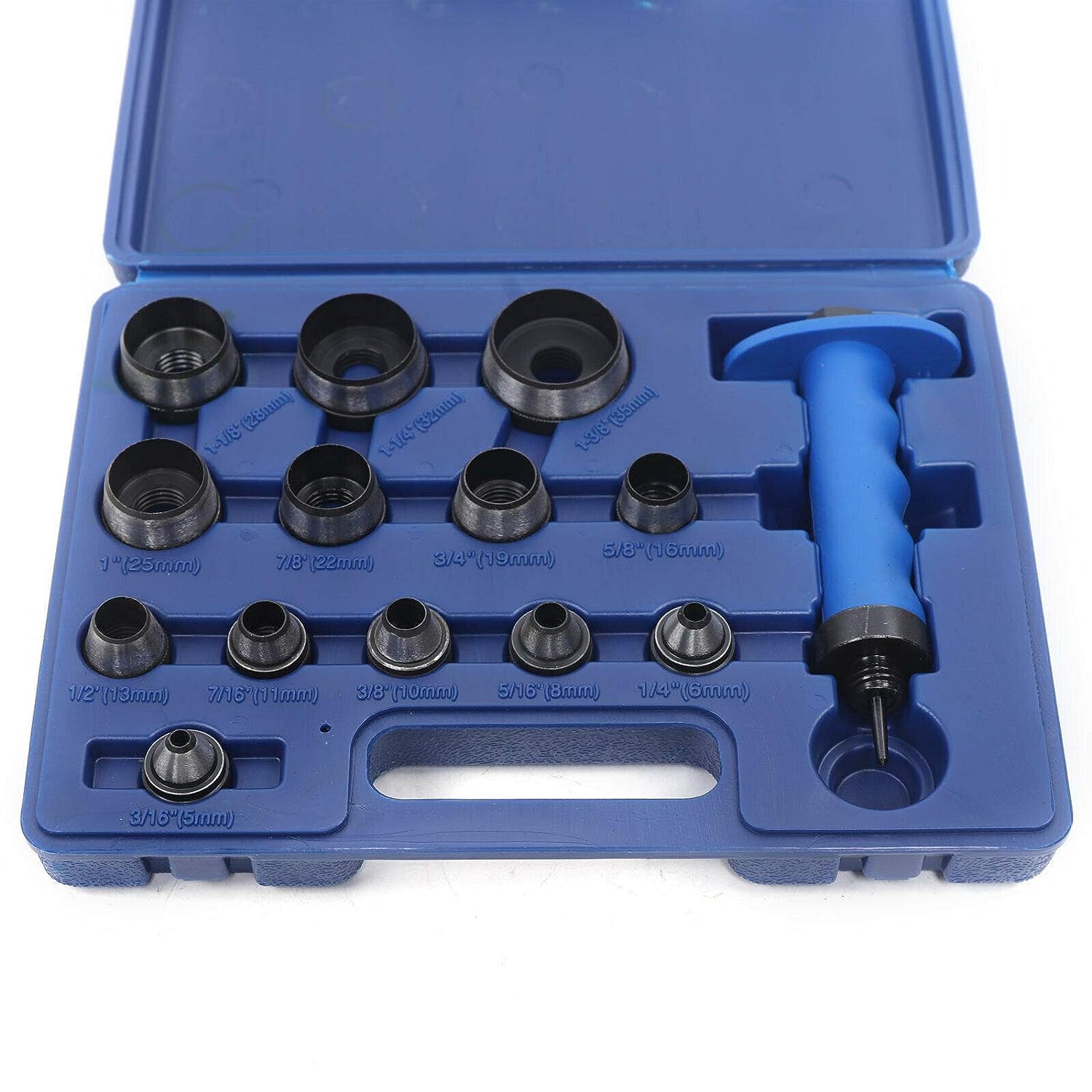 Amazon.com: 14 PCS Hollow Punch Tool Set, Leather Kit Gasket Hole ...