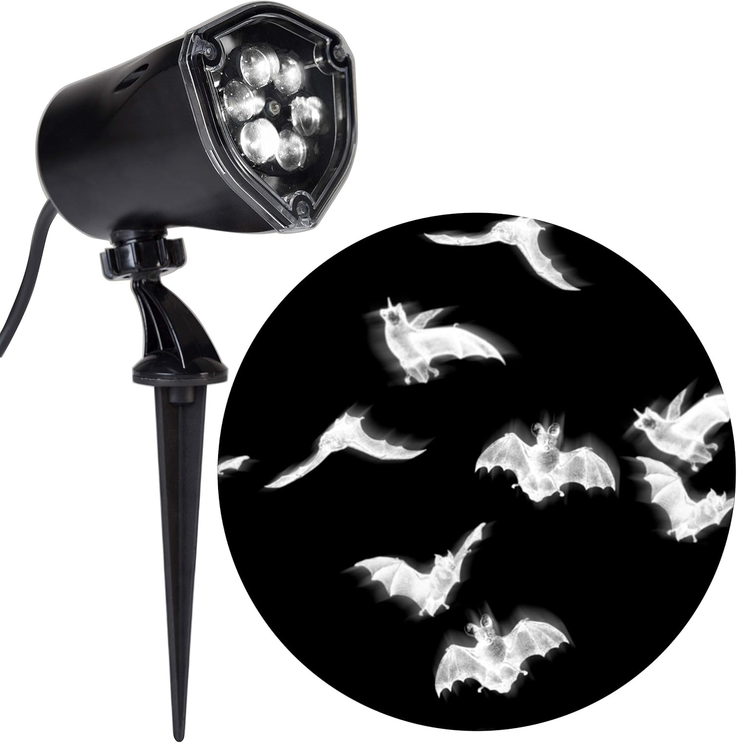 Amazon.com: Gemmy Industries Hk Bats Whirl-a-Motion with Strobe ...