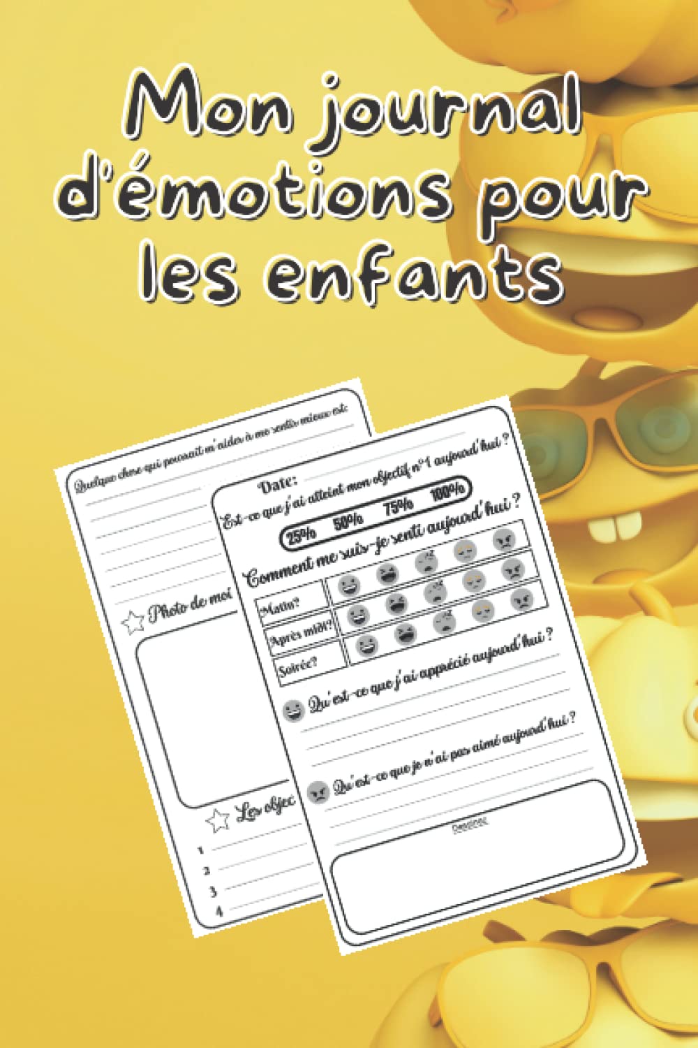 Buy Mon journal d'émotions pour les enfants: Kids Feelings Journal, un ...
