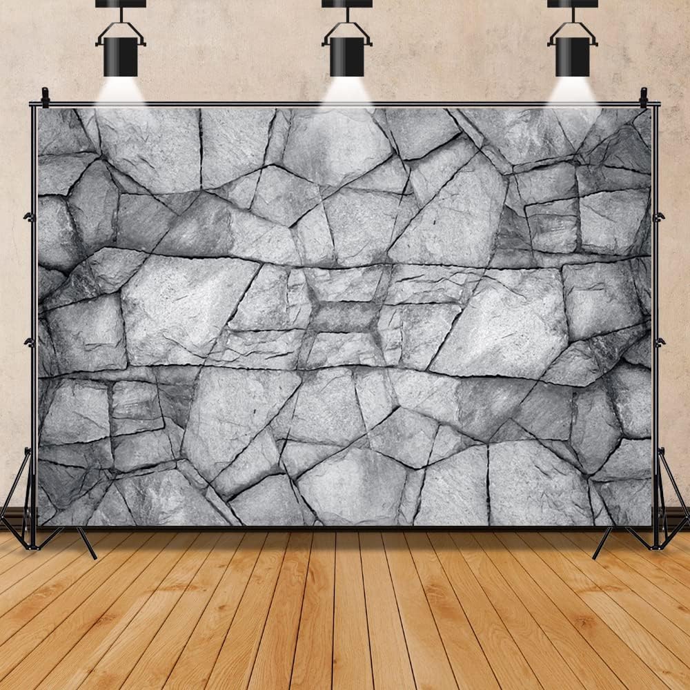 Amazon.com: Laeacco 5x3ft Retro Brick Wall Texture Backdrop, Abstract ...