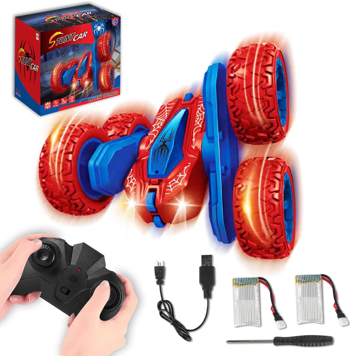Fullware Spider Remote Control Cars Toys for Man & Kids Age 2 3 5, RC ...