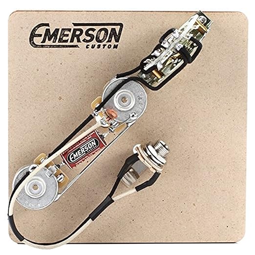 Amazon.com: Emerson Custom 4-Way Prewired Kit for Telecaster Guitars ...
