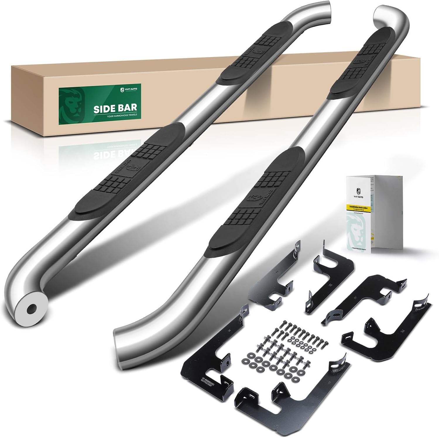 Amazon.com: YHTAUTO 3 Inch Running Boards Side Step Bars Fit Honda ...