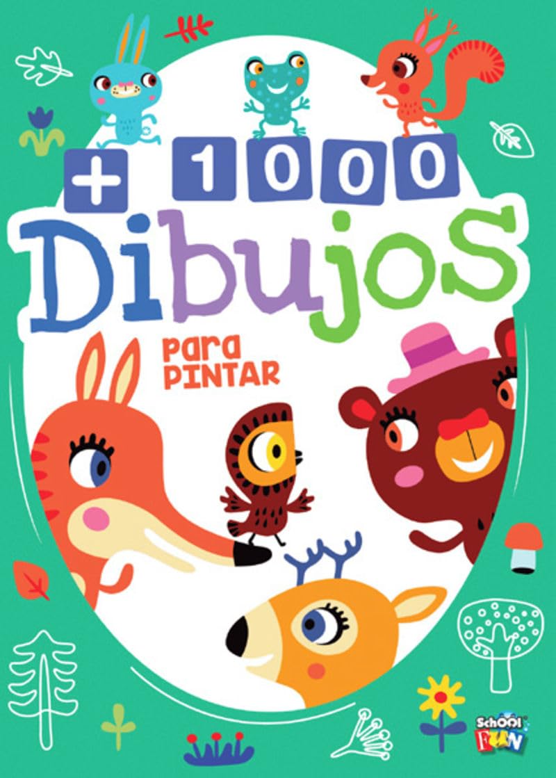 Amazon.com: + 1000 DIBUJOS PARA PINTAR: 9789878986579: AA.VV.: Books