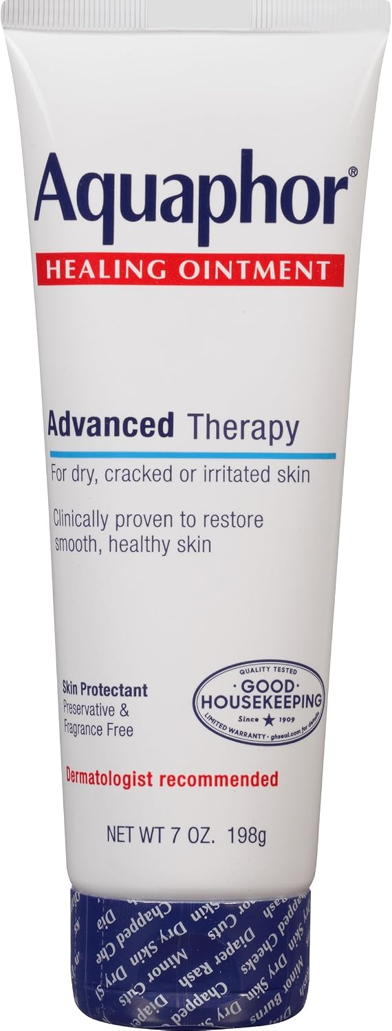 Aquaphor Advanced Therapy Healing Ointment Skin Protectant 7 Ounce Tube ...