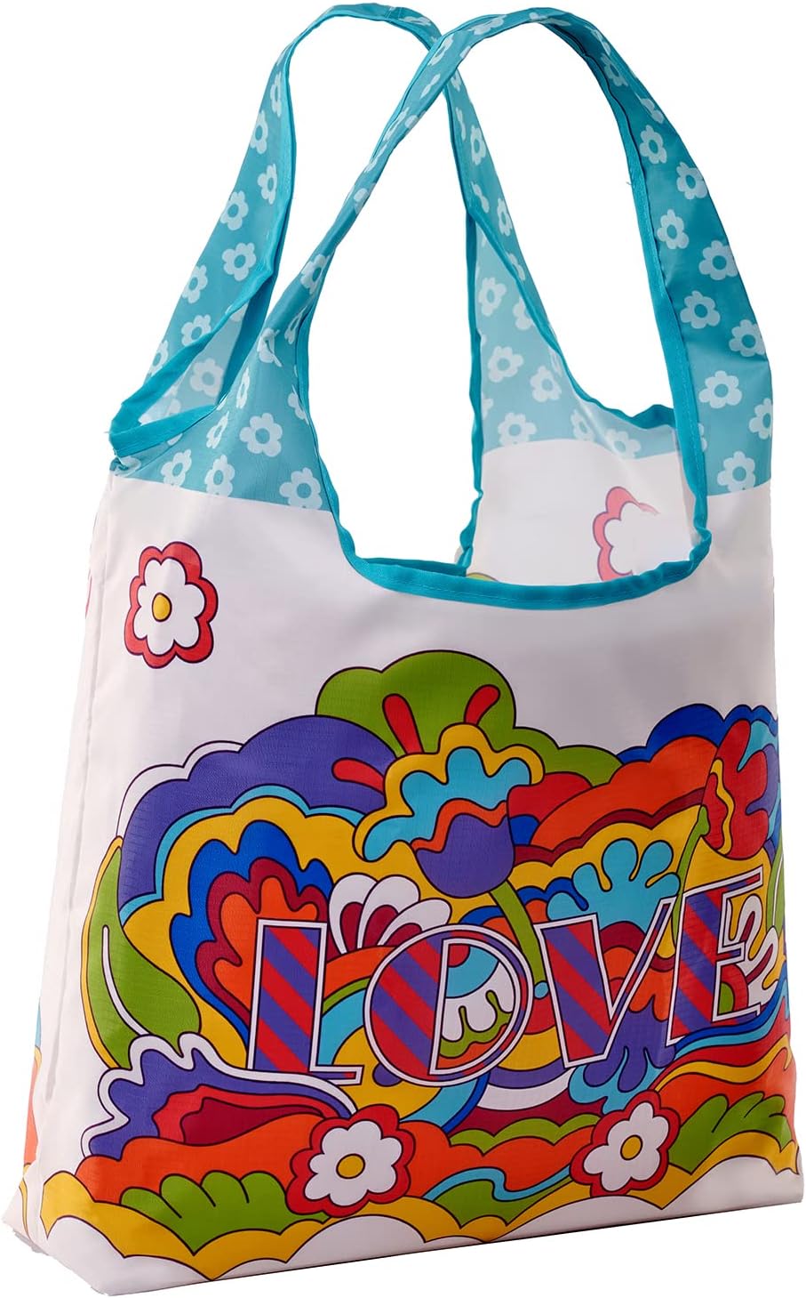 Amazon.com: O-WITZ Reusable Grocery Bags | Vibrant Tote Bag For ...