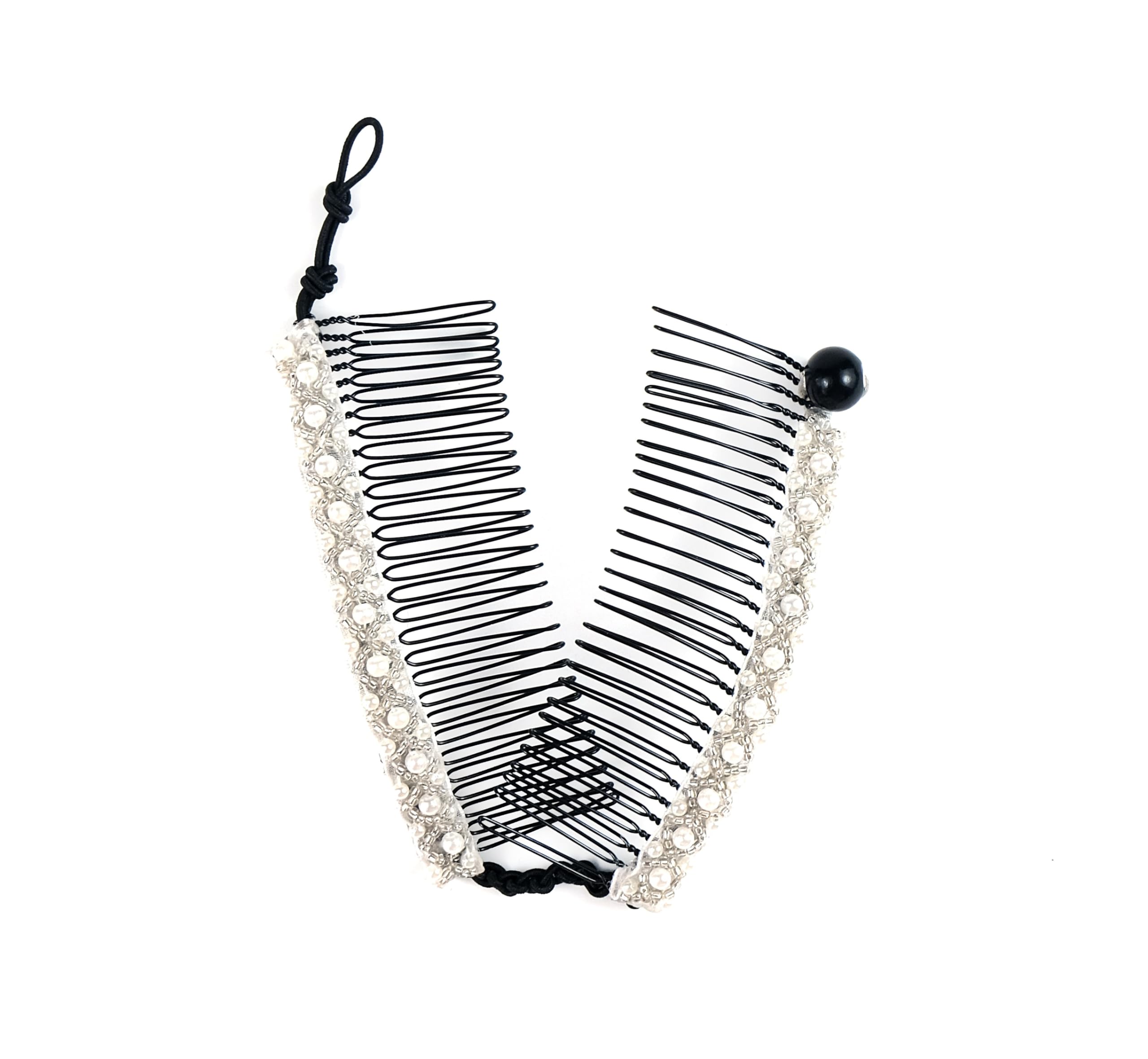 Amazon.com : HairZing Stretchy Banana Hair Clip - Sturdy Hold, No ...