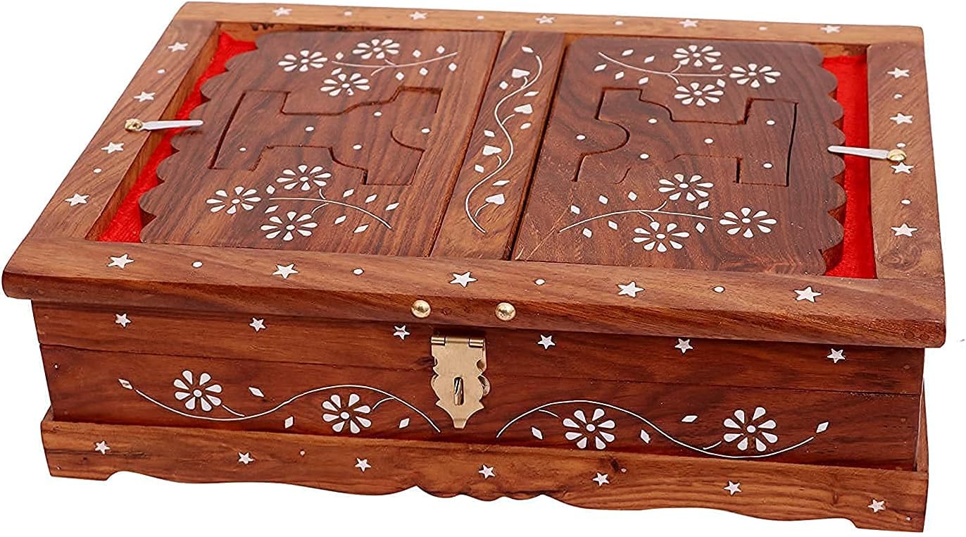 Amazon.com: Quran Box Stand Wooden Sheesham Handmade Book Box/Holy Book ...
