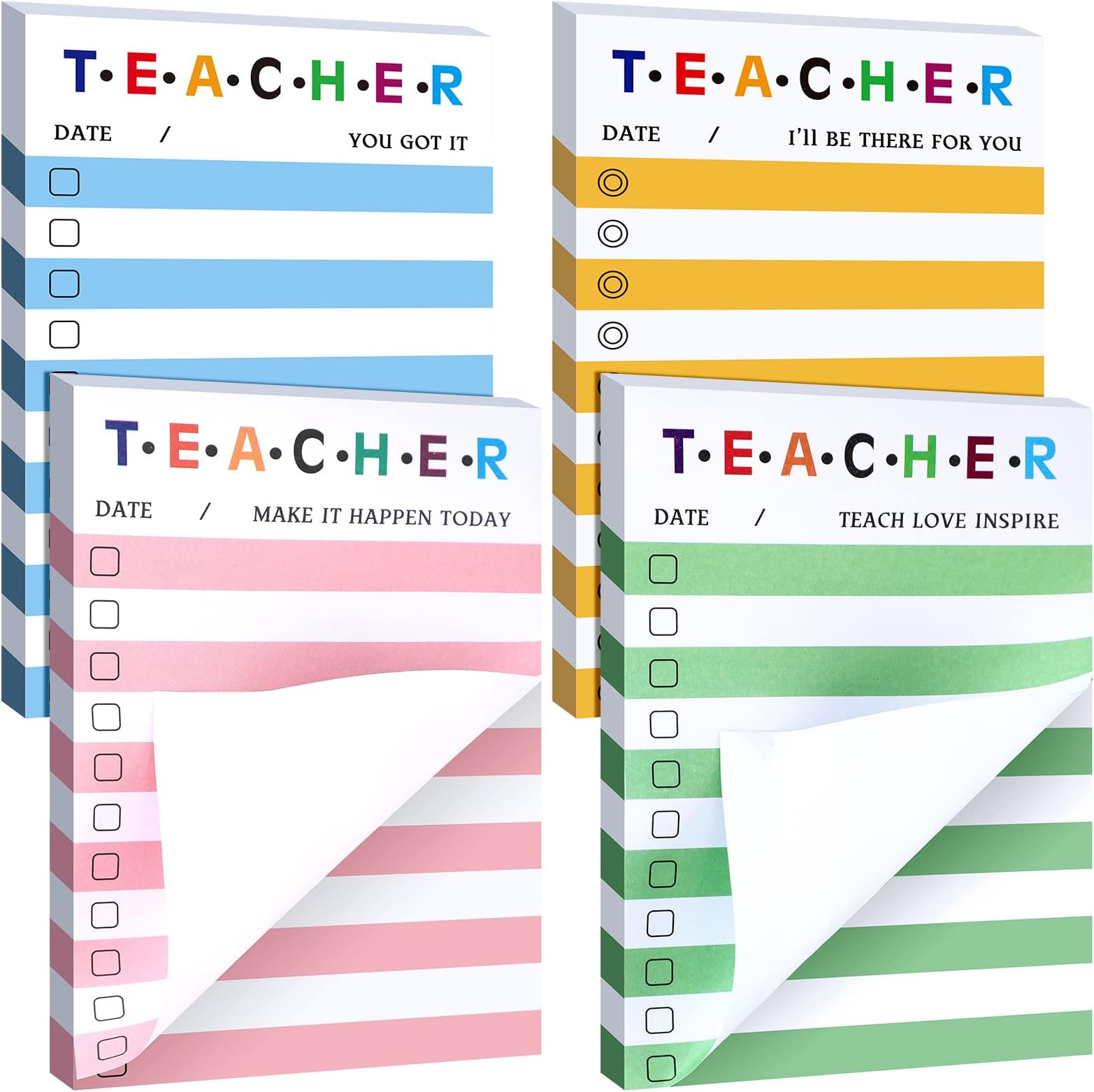 Amazon.com : Yeaqee 40 Pads 1200 Sheets Music Themed Sticky Notes Pad ...