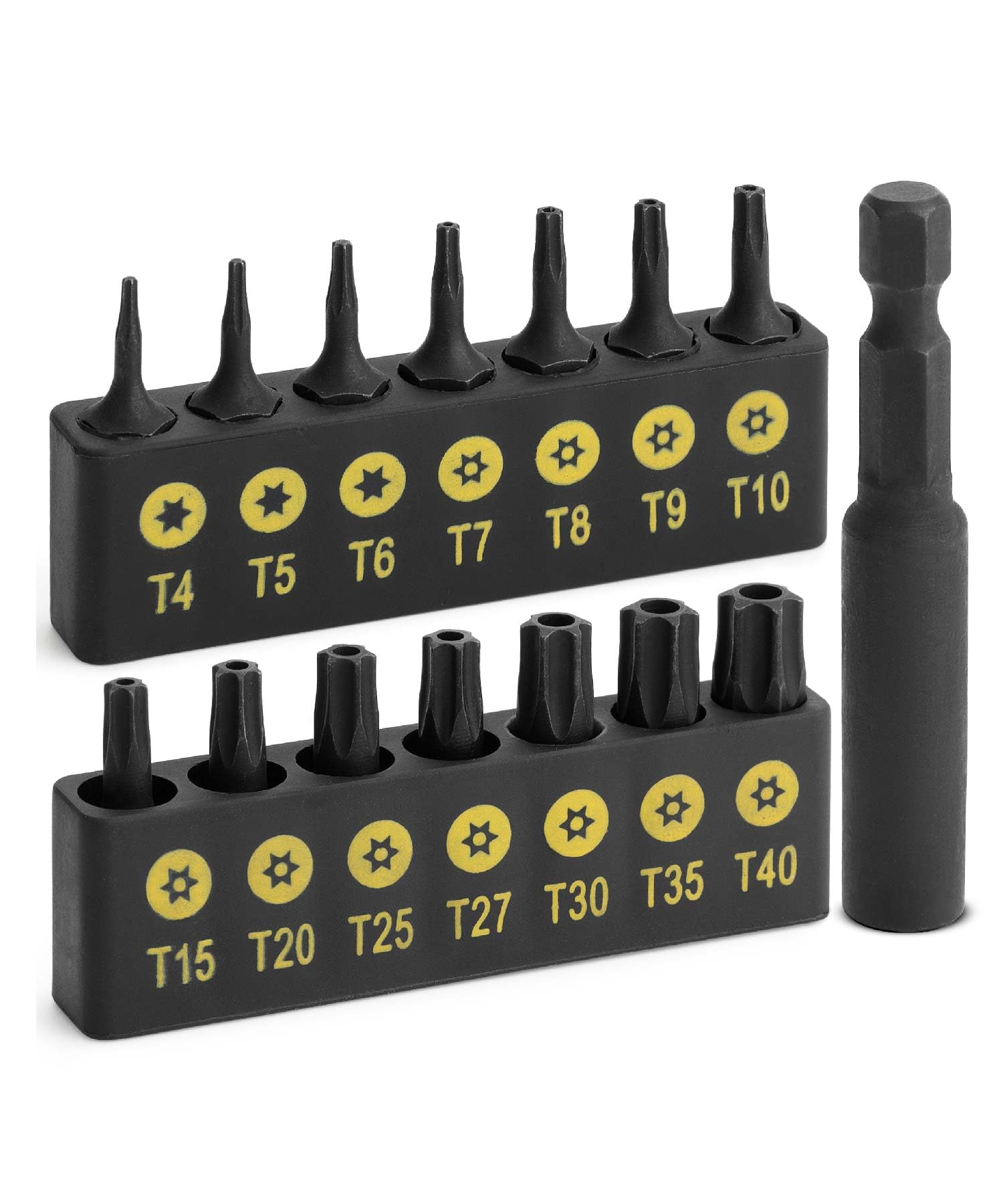 Amazon.com: Bates- Torx Bit Set, 15 Pieces Set, T4-T40, Tamper Proof ...