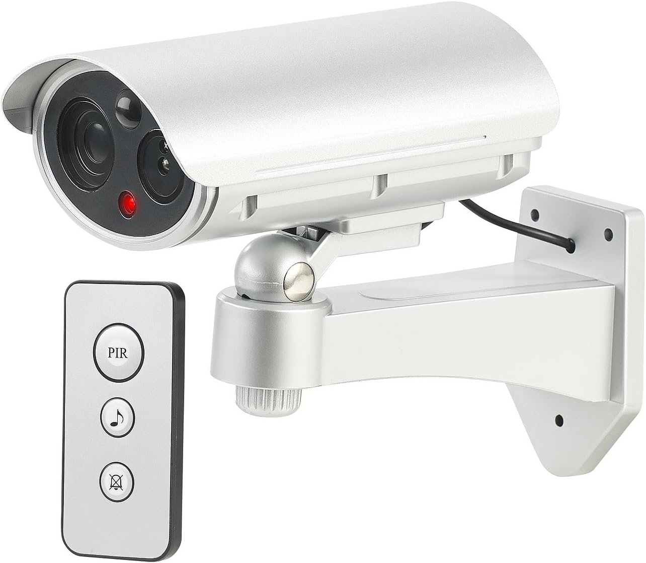 Caméra de surveillance factice avec détecteur de mouvement et fonction ...