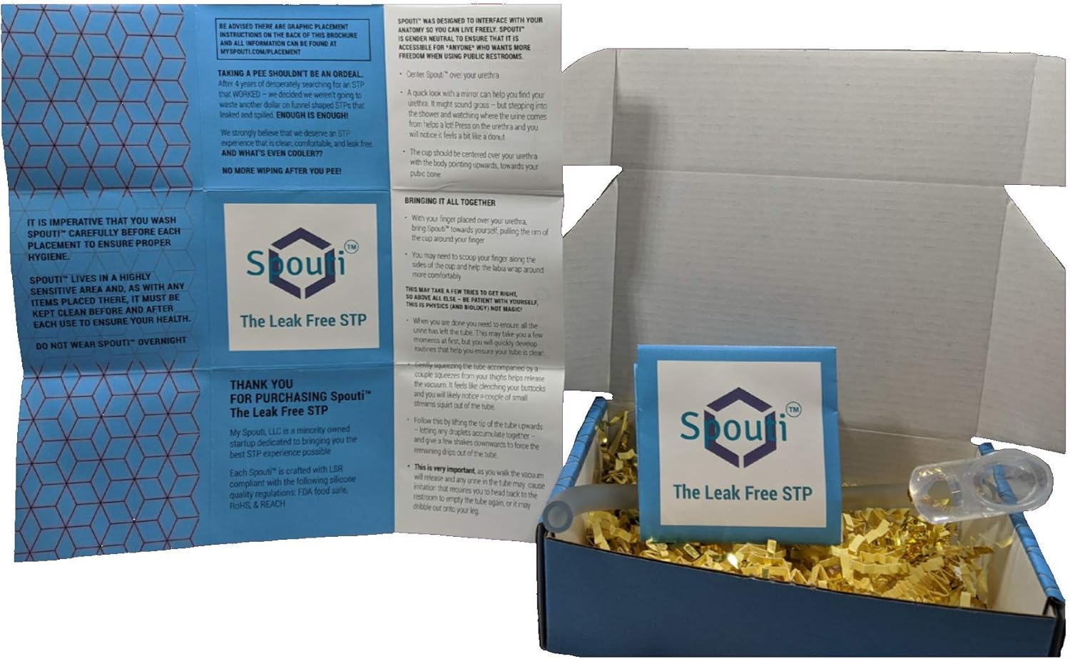 Spouti – El dispositivo de soporte para orinar sin fugas – Yaxa Colombia