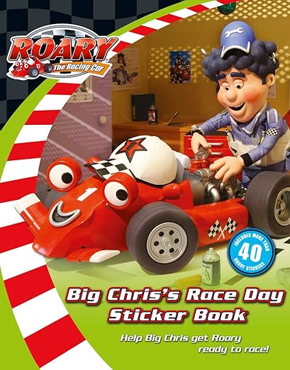 Roary the Racing Car – Big Chris’s Big Race Day Sticker Storybook ...