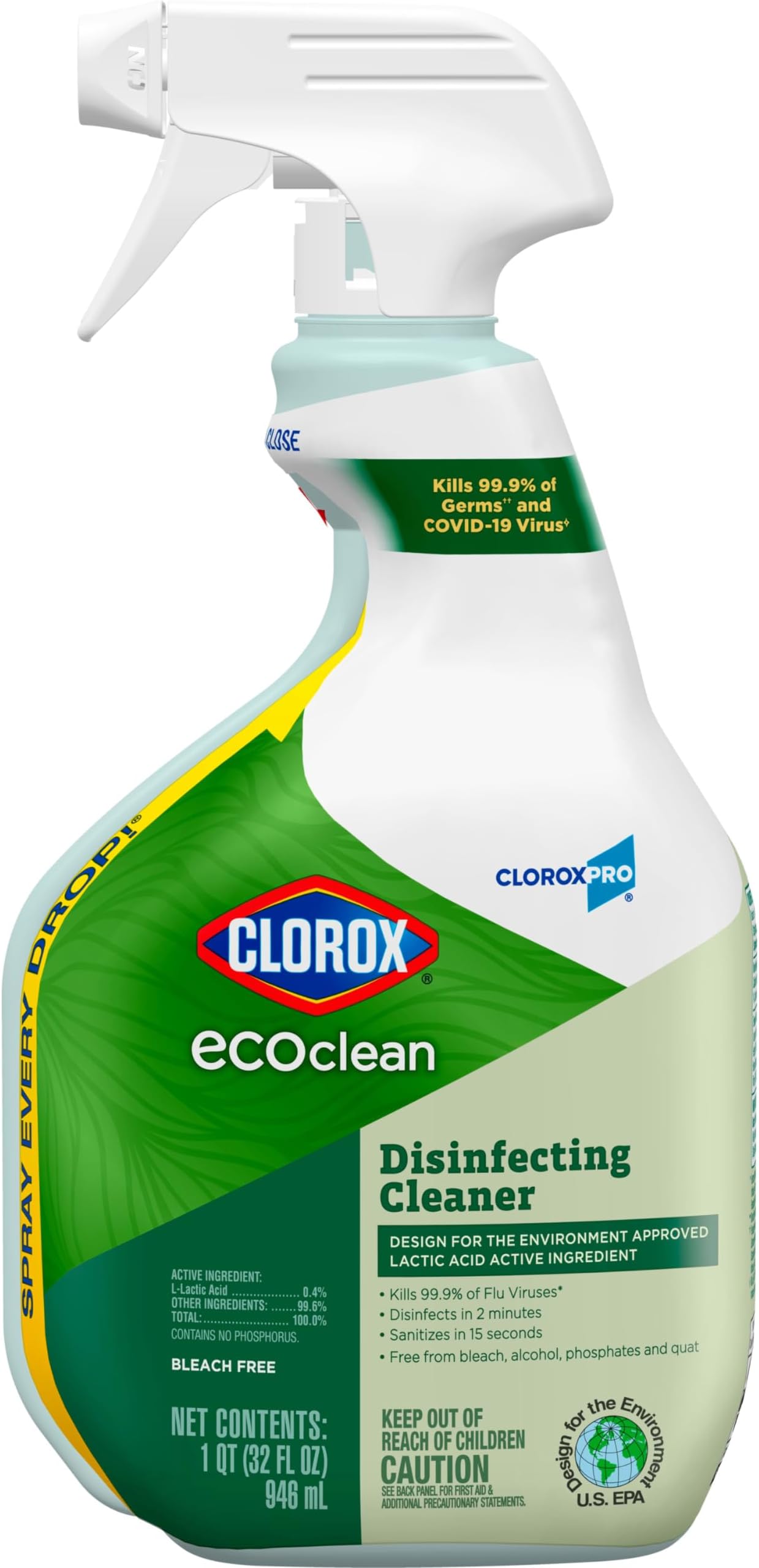 Amazon.com: Clorox, Spray Bottle, Multi, Original, 32 Fl Oz ...