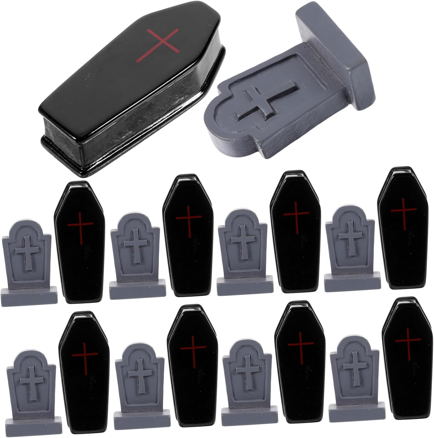 VILLCASE 20pcs decor Grave Headstones Prank Prop Resin Headstone ...
