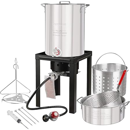 Amazon.com: King Kooker 1265BF3 Portable Propane Outdoor Deep Frying ...