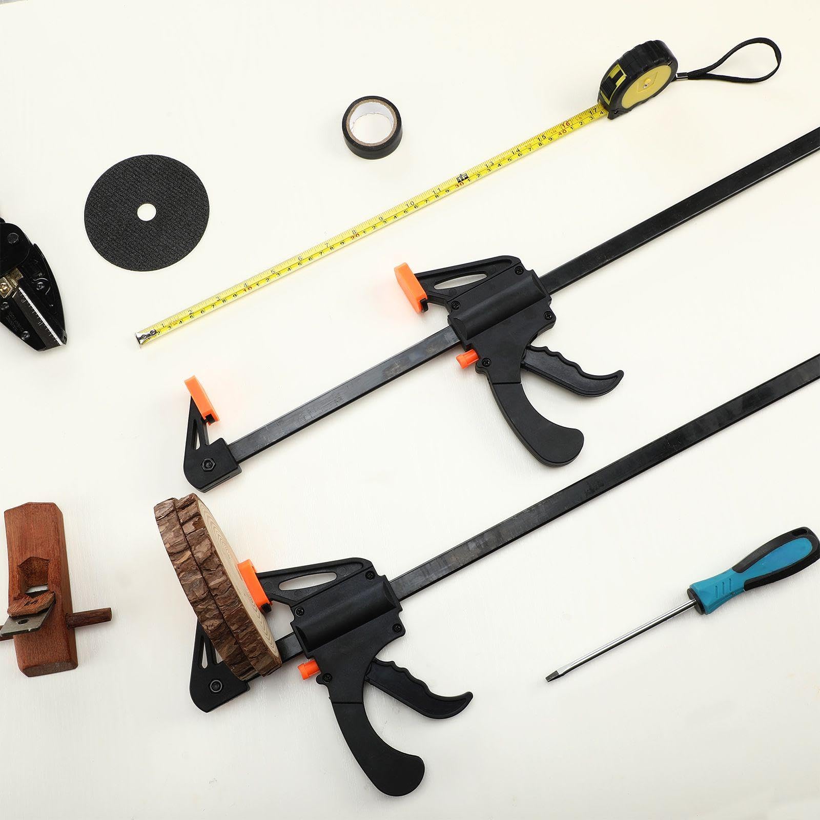 Snapklik.com : 2 Pcs 50 Inch Bar Clamps For Woodworking Quick Release ...