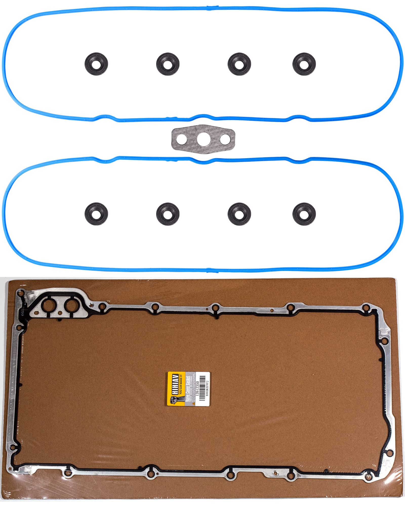 Snapklik.com : 12637683 VS50504R1 Chevy LS1 Valve Cover Gasket&12612350 ...