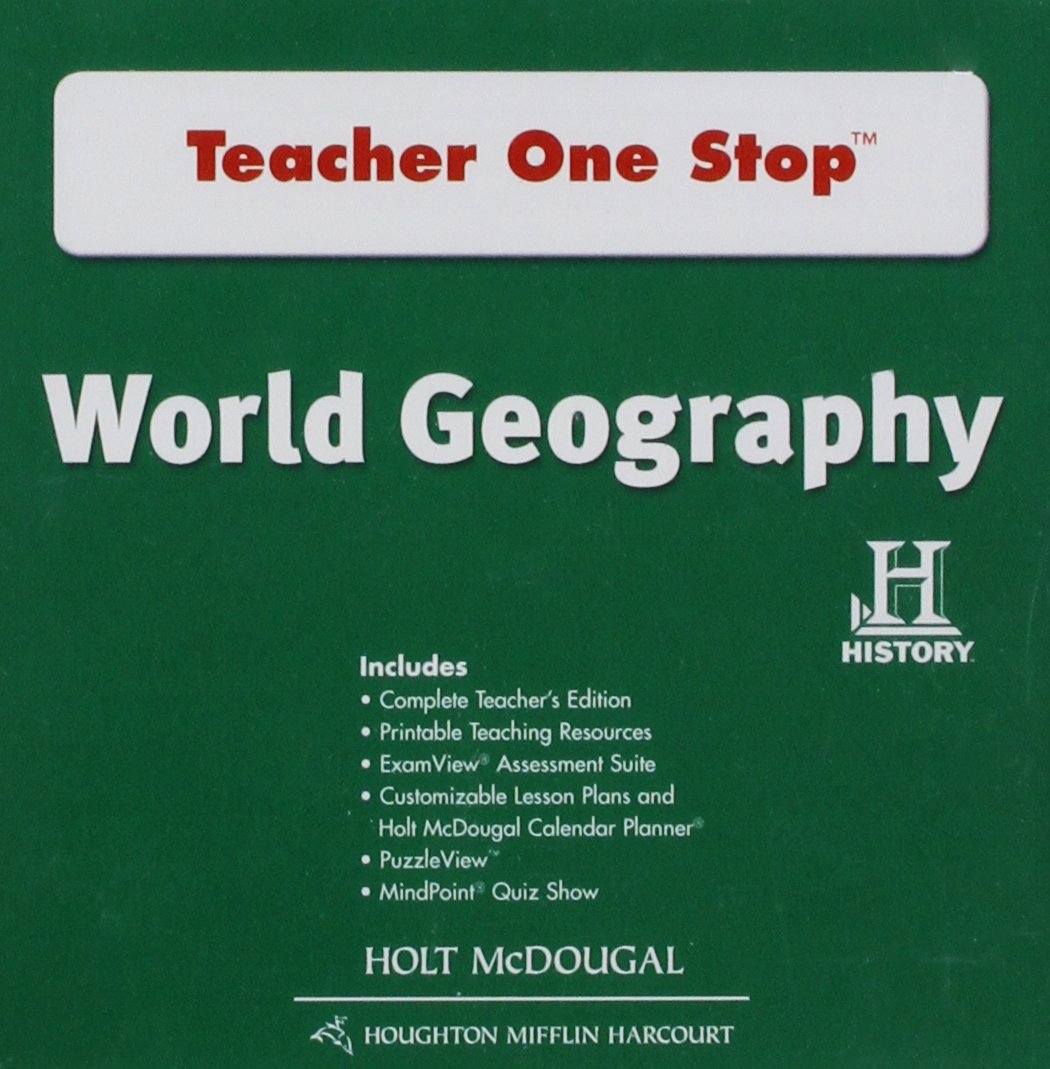 World Geography: Teacher One Stop DVD-ROM Survey: Holt McDougal History ...