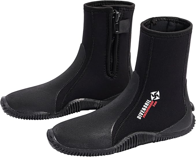 Amazon.com: Skyone Neoprene Dive Boots Men Women, Surf Booties Scuba ...