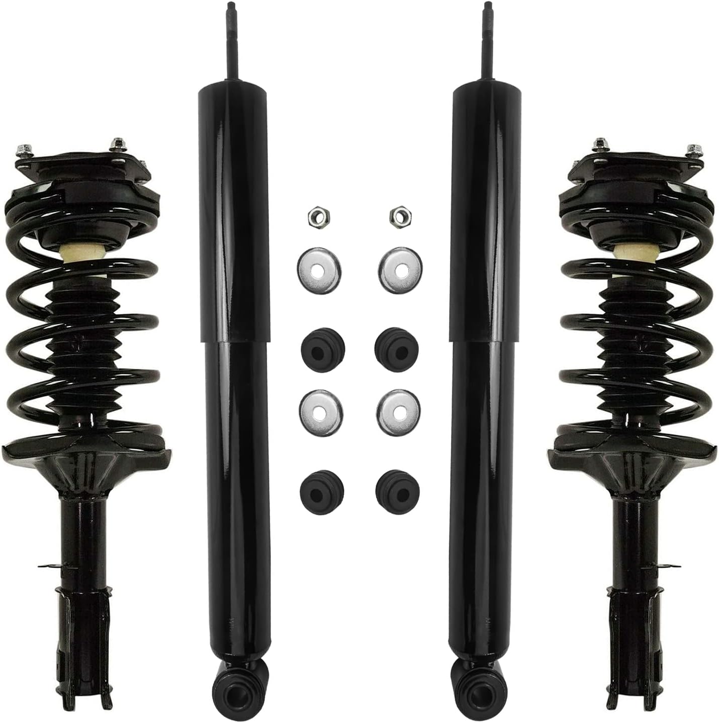 Amazon.com: Detroit Axle - 4pc Struts Shocks for 2008-2013 Volvo C70 2 ...