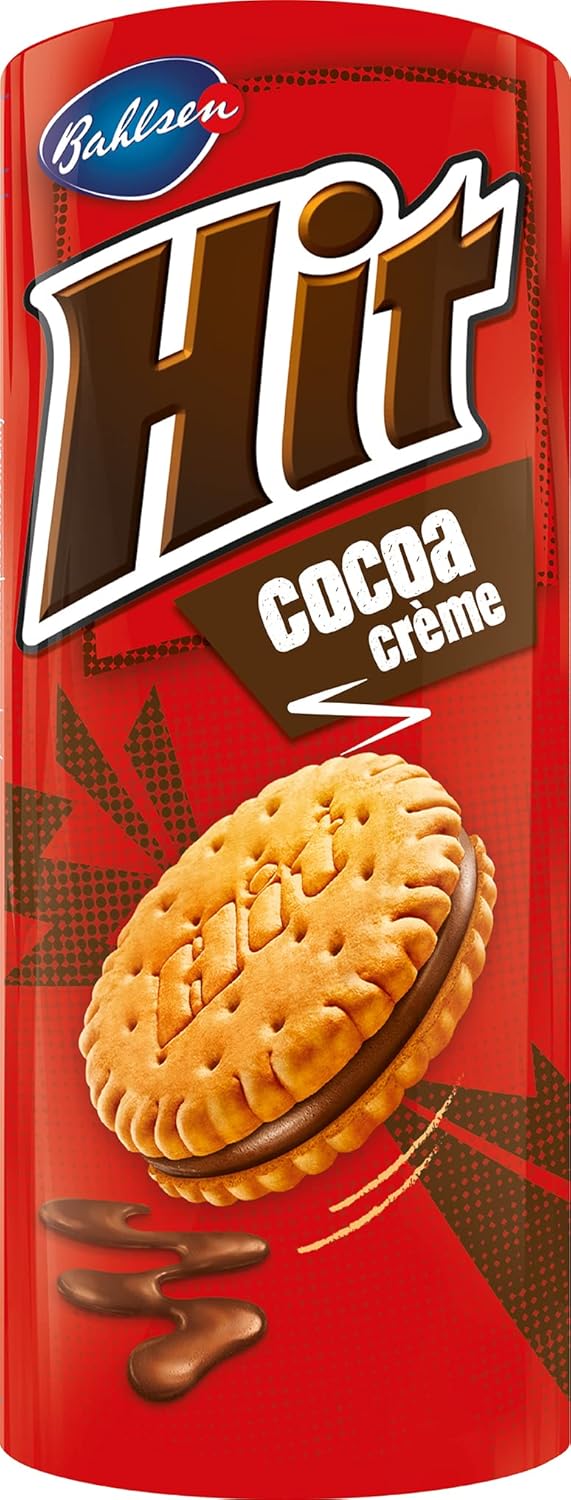 Bahlsen Hit Cocoa Crème Biscuits With Soft-Melting Cream Filling - 134 ...