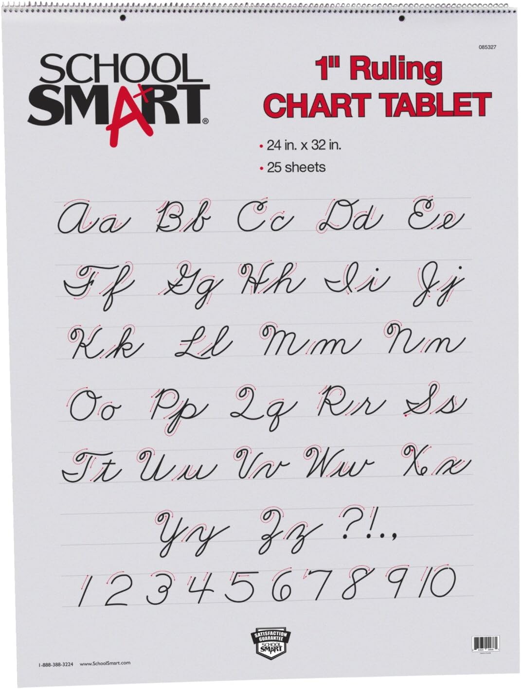 Amazon.com: School Smart - 85327 Chart Tablet, 24 x 32 Inches, 1 Inch ...