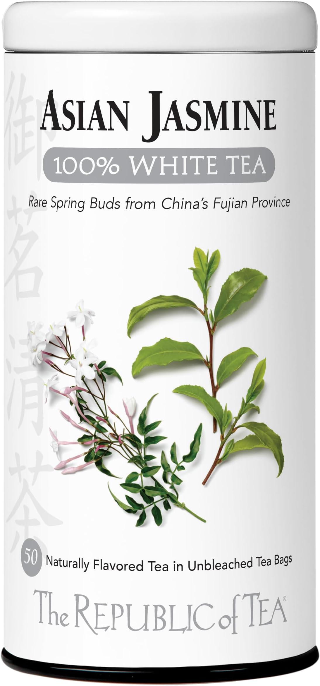 Amazon.com : The Republic of Tea – Asian Jasmine 100% White Tea Bags ...