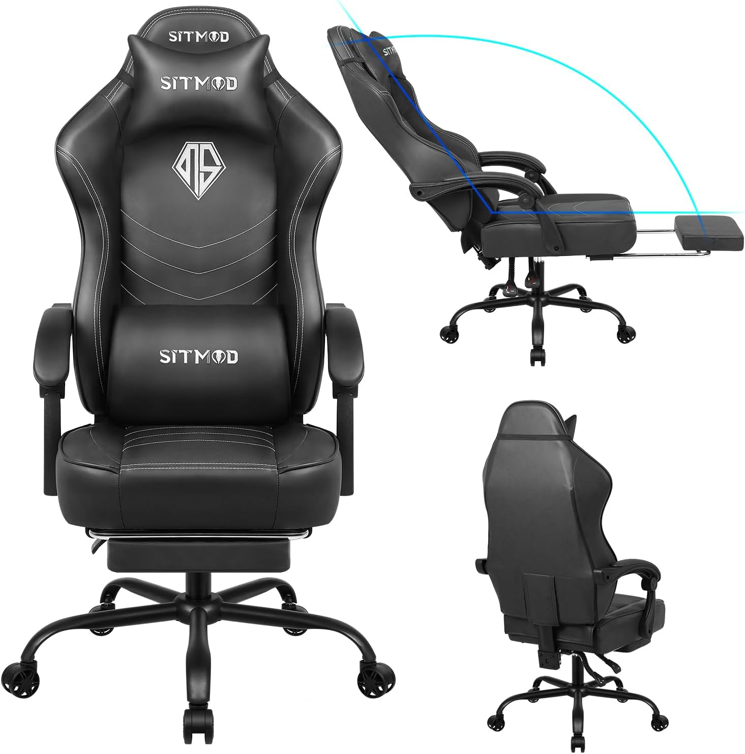 Amazon.com: SITMOD Gaming Chair- Big and Tall Gaming Chair for Adults ...