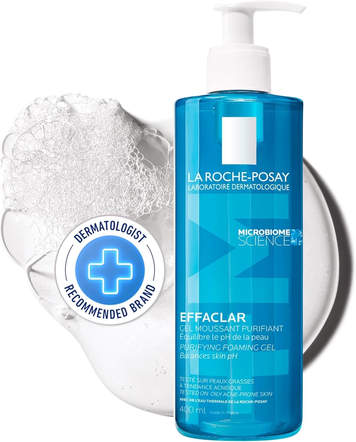 La Roche-Posay Face Wash Gel Cleanser, Effaclar Gentle Purifying ...