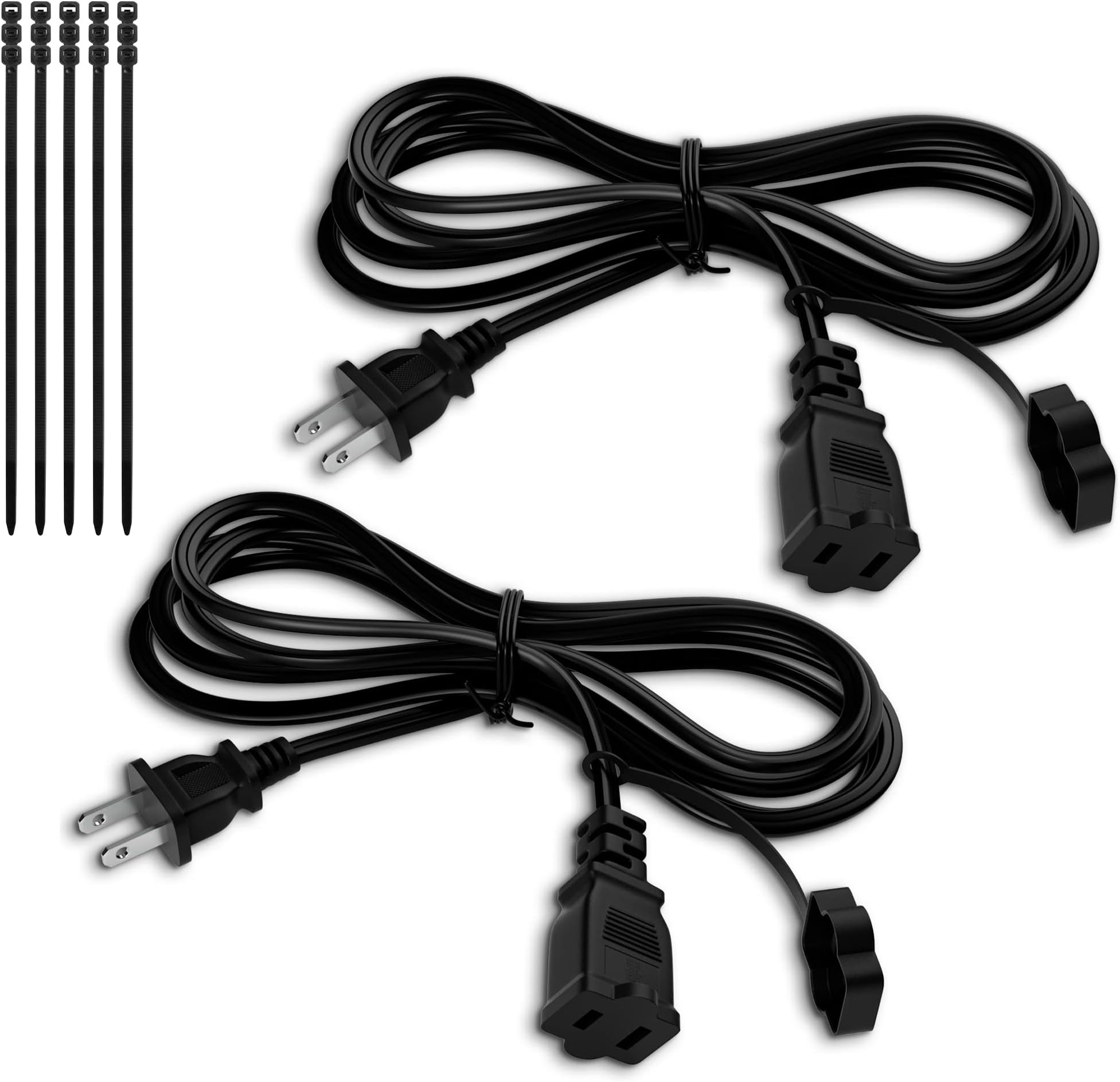 Amazon.com: TekiT 6.6ft US Power Extension Cable with Fuse and ...